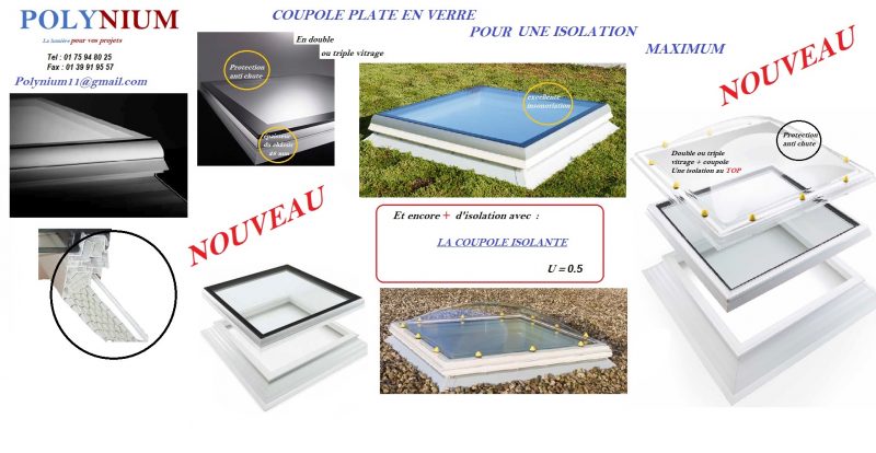 coupoles et lanterneaux - les solutions POLYNIUM d’aération ou de ...
